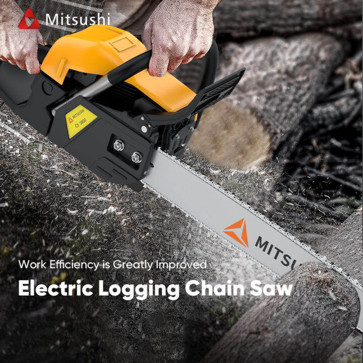 Mitsushi 5800 2100W 54CC Chainsaw original Gasoline saw Mini Portable ...