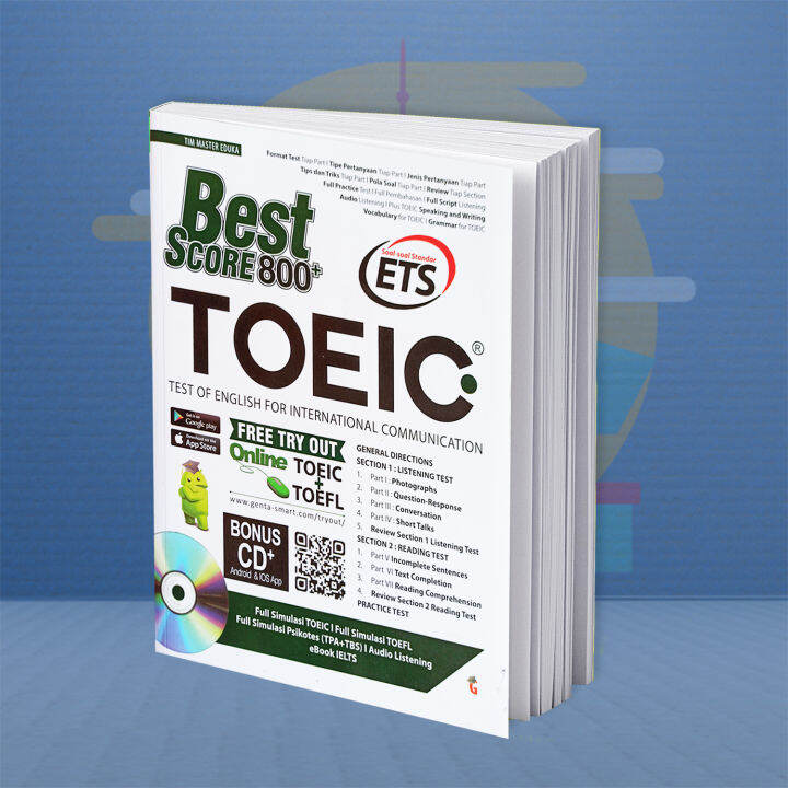 BUKU BEST SCORE TOEIC 800+ | Lazada Indonesia