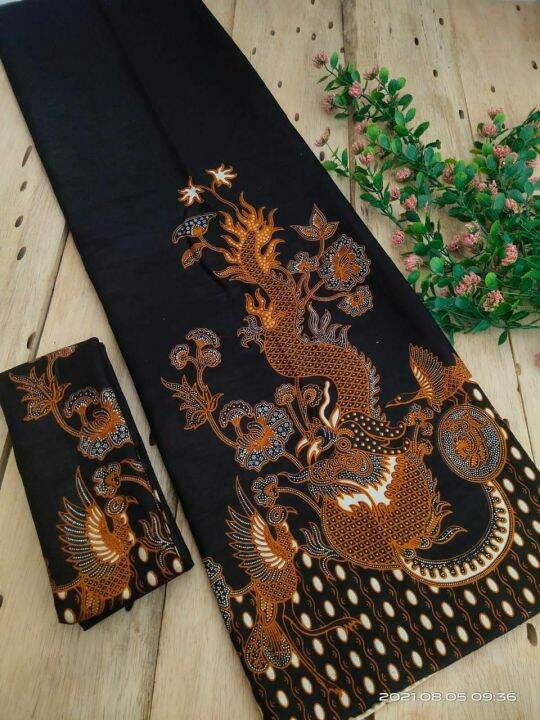 Kain Batik Printing Halus Motif Naga Alit Kain Meteran Bahan Baju ...