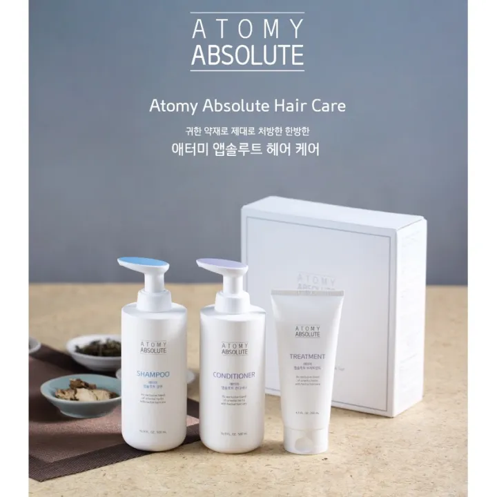READY STOCK Atomy Absolute Hair Shampoo/Conditioner/Treatment | Lazada