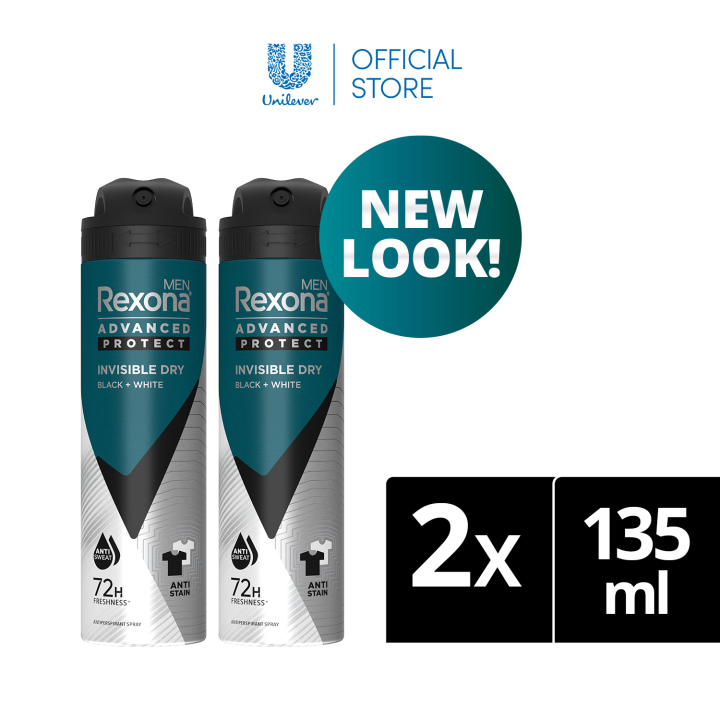 [BUNDLE OF 2] Rexona Men Motionsense Deodorant Spray Invisible Dry ...
