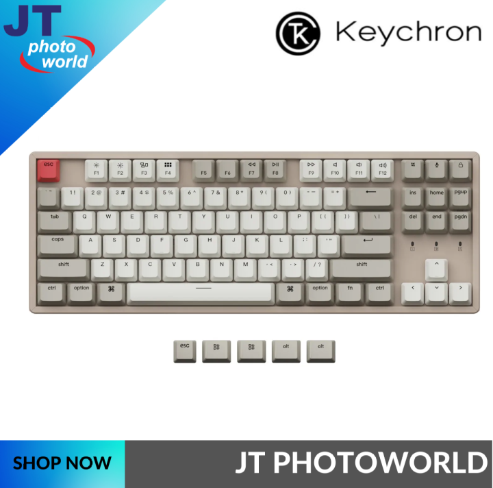Keychron K8 Non-Backlight/Non-Hot-swappable Wireless Mechanical ...
