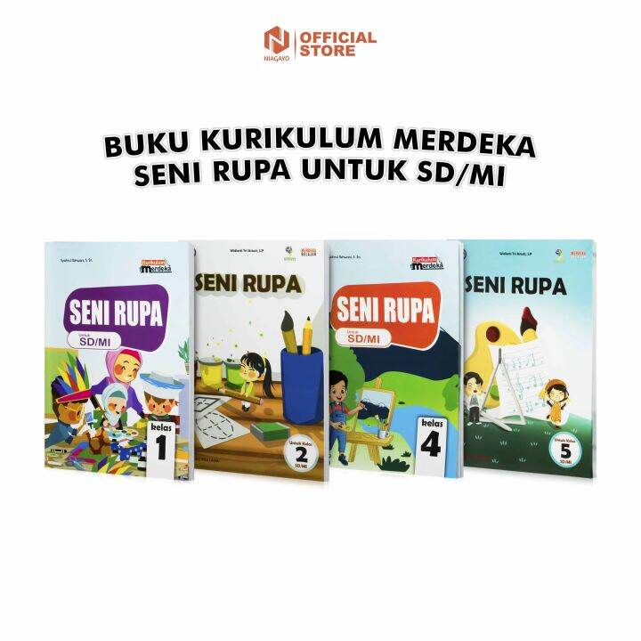 Buku Kurikulum Merdeka Seni Rupa SD MI Untuk Kelas 1 - 5 / Merdeka ...