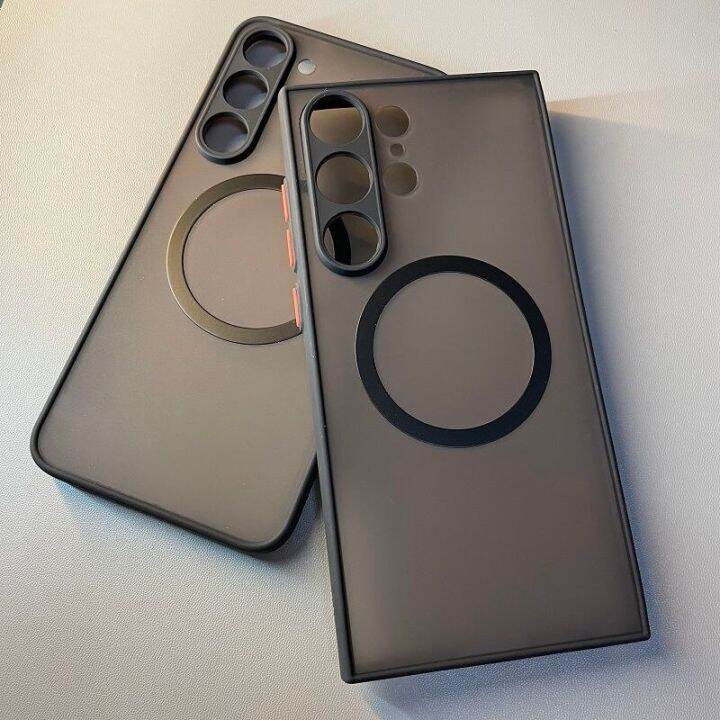 Luxury Transparent Matte For Magsafe Case For Samsung Galaxy S20 S21 FE ...