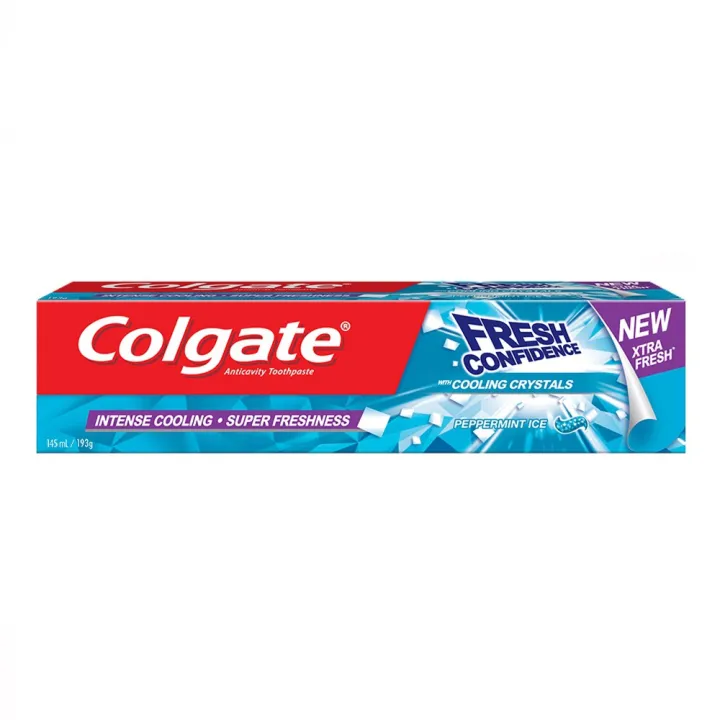 Colgate Fresh Confidence Peppermint Ice Toothpaste for Fresh Breath ...