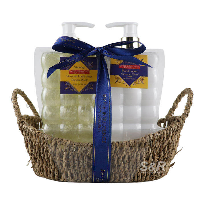 Simple Indulgence Dual Bottle Basket Bath Set Collection | Lazada PH