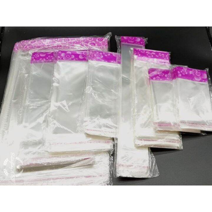 OPP Color bag sealing tape head packaging bag multi size | Lazada PH