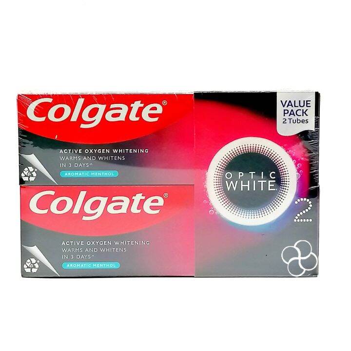 Colgate Optic White O2 85g Twinpack | Lazada PH