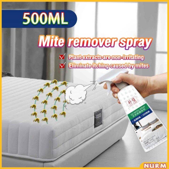 Nurm Mite Remover Spray 500ml Mite Removal Bed Household Dust Mite ...
