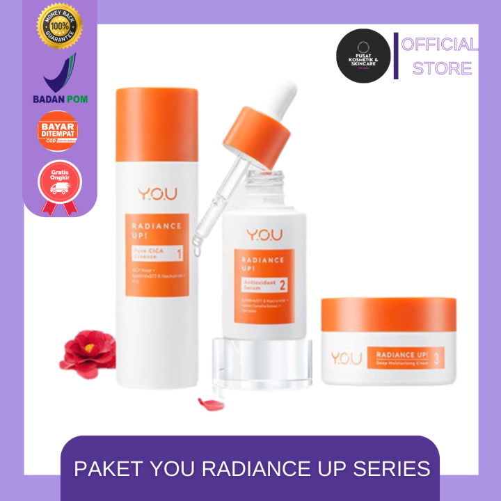 PAKET YOU RADIANCE UP SERIES | Anti Oxidant Serum | Pure Cica Essence ...