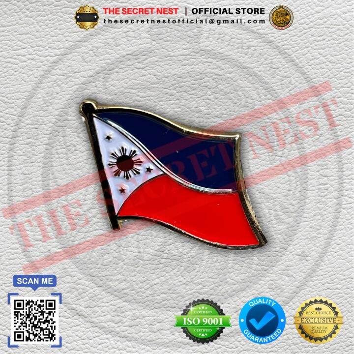 High Quality Philippine PH Flag Collar Pin | Lazada PH