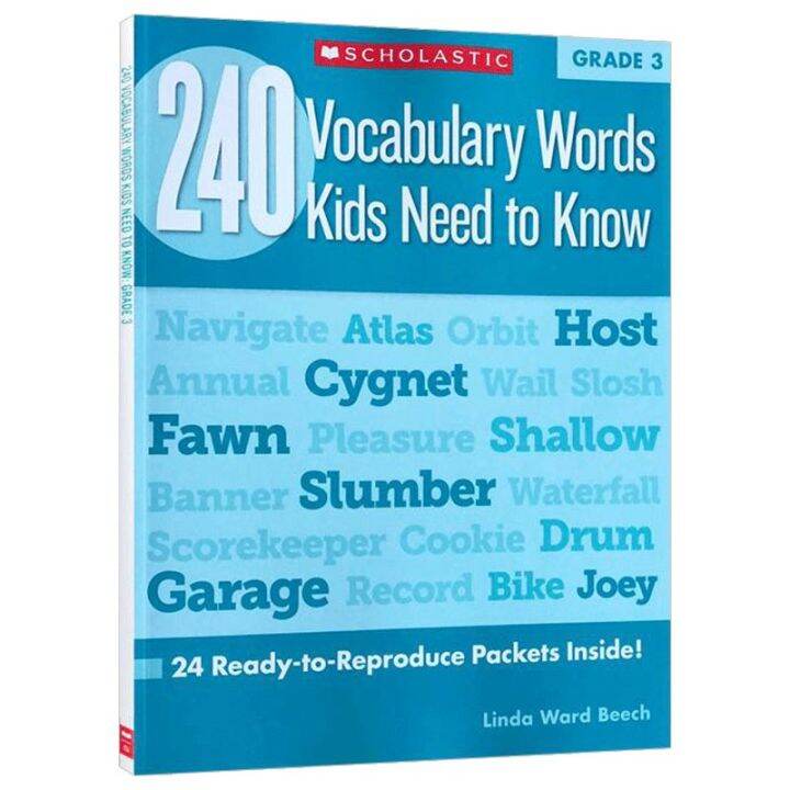 240 Words that third Grade children Need to Know English original 240 ...