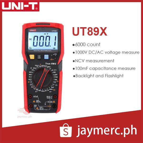 UNI-T UT89X Digital Tester Multimeter True RMS ACDC Voltage Current ...