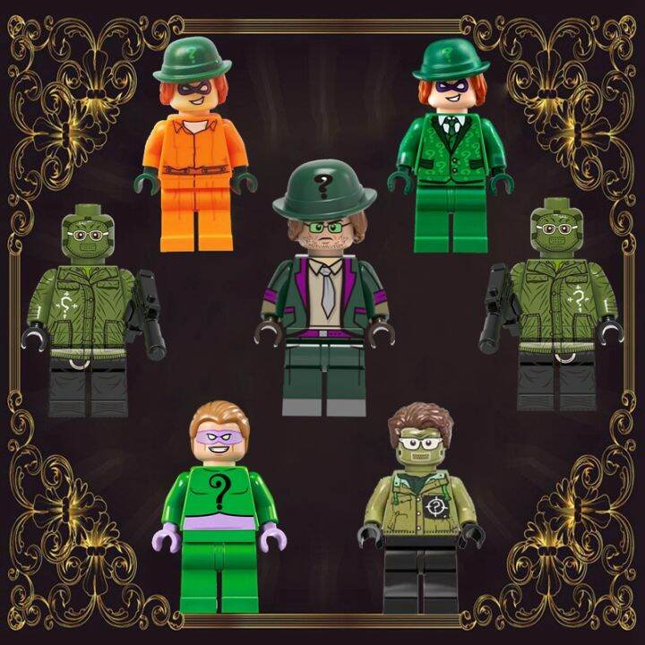 Riddler Gotham Arkham Minifigures Bricks Birthday Gift Movie Education ...