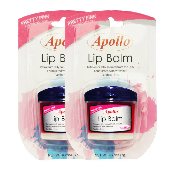 Apollo Lip Balm Pretty Pink 7g x 2 | Lazada PH