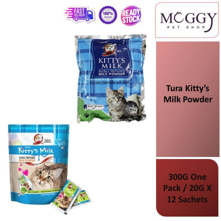 Tura Kitty's Milk Powder / Susu Tepung - 300g pack / 20g x 12 sachets ...