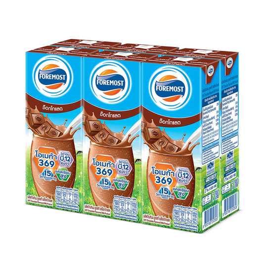FOREMOST UHT Milk Chocolate Flavor 225 ml. Pack 36. โฟร์โมสต์ ผลิตภัณฑ์ ...