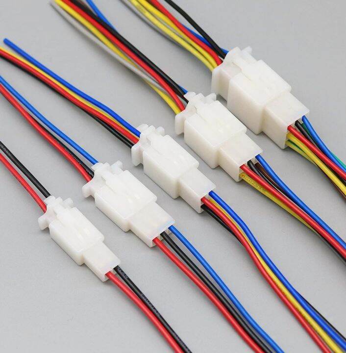 3 Set 2.8mm 1/2/3/4/6/9 pin Automotive Quick connection Electrical wire ...
