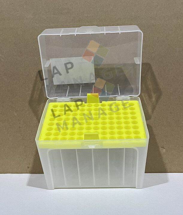 Pipette Tip Box 100 well for 1250 ul กล่องใส่ทิป ราคาถูก ขายดี | Lazada ...