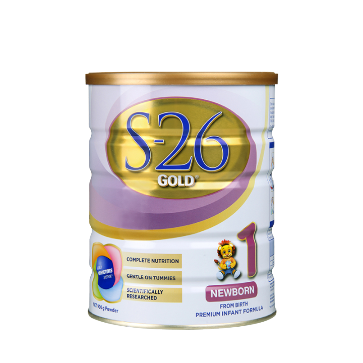 Wyeth S26 gold package in Australia, 1 section of 900g newborn infant formula milk powder can be ...