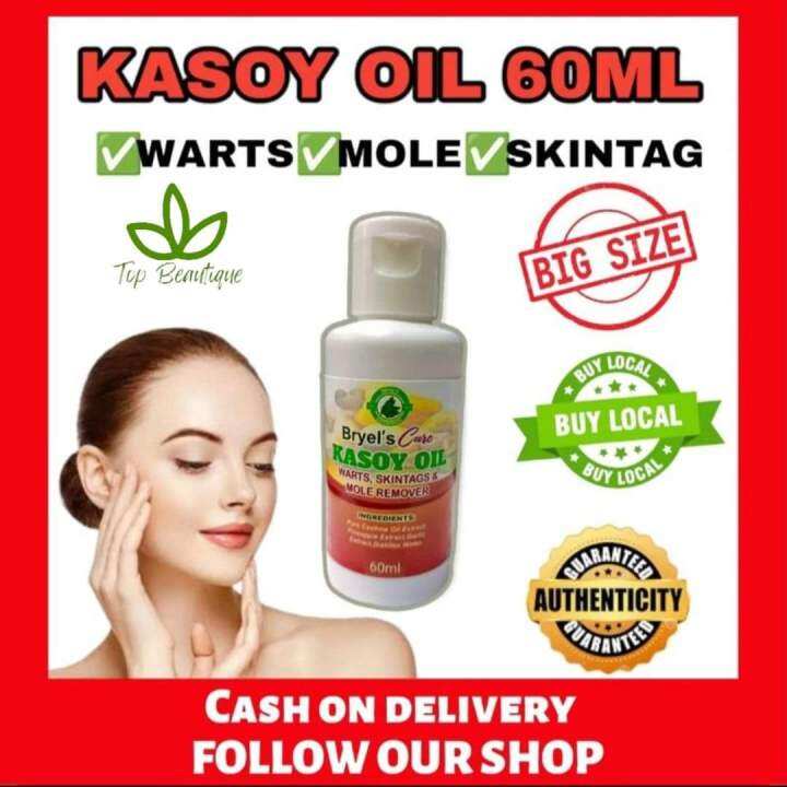 ⚡ ⭐60ML WART REMOVER Pure Organic Authentic Kasoy Oil Warts Remover ...