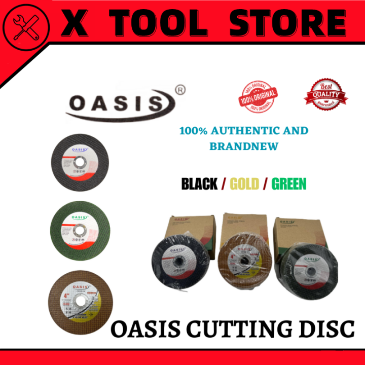 Oasis Cutting Disc 4" Super Thin Cut Off Metal Stainless Steel 25Pcs ...