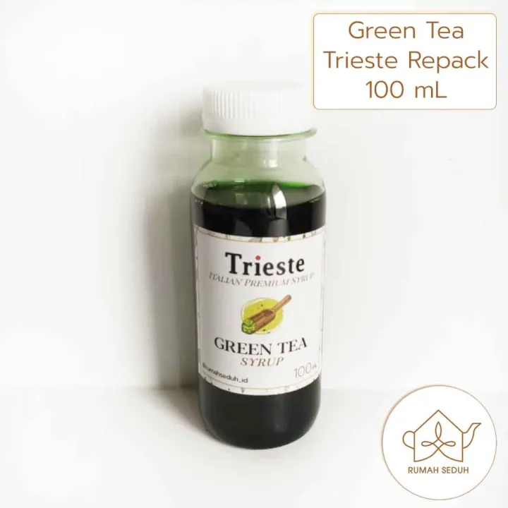 100mL Trieste Green Tea Syrup - Sirop Matcha - Sirup Macha Teh Hijau ...