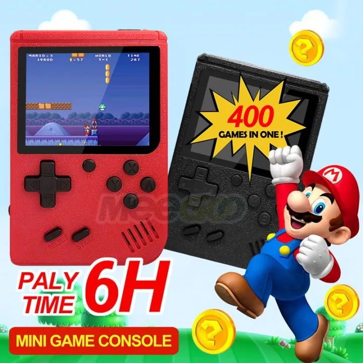 400 in 1 Player Classic Retro FC Portable Handheld Games Console Built ...