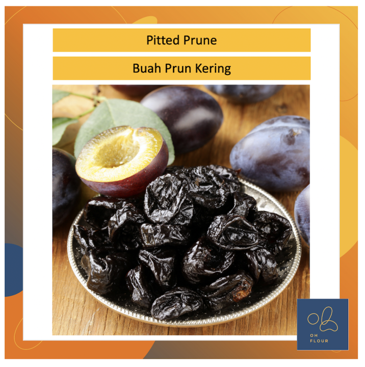 Pitted Prunes Unsweetened Premium Grade 250g 500g 1Kg / Buah Prun ...