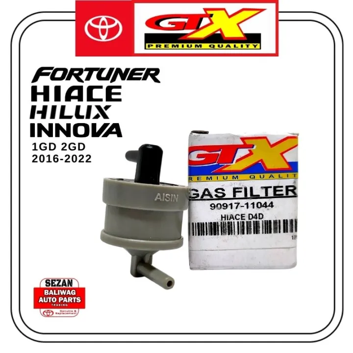 GTX GAS FILTER VACUUM FILTER TOYOTA FORTUNER INNOVA HILUX HIACE 2016 ...
