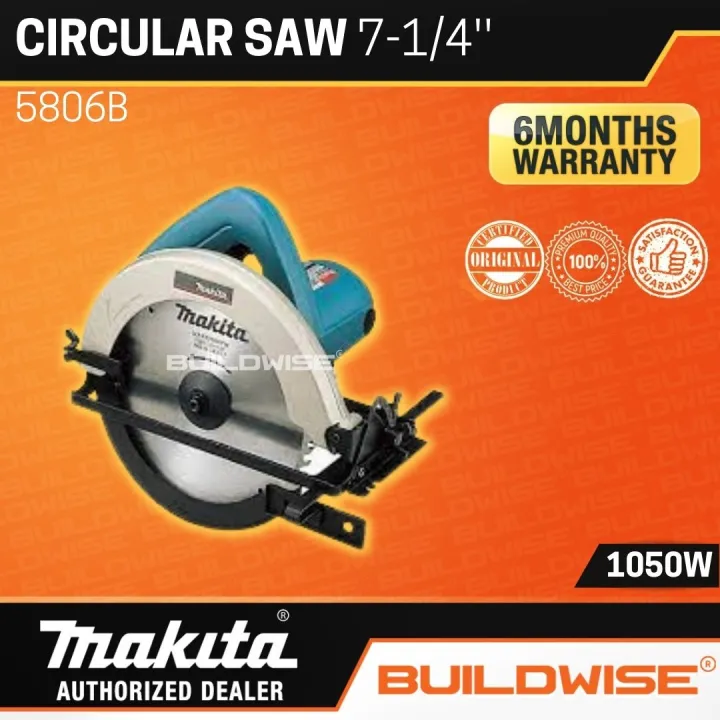 Makita 5806B Circular Saw 7-1/4" 1050W 「BUILDWISE®」 | Lazada PH
