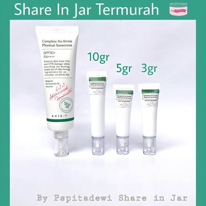 SHARE AXIS-Y Complete No-Stress Physical SUNSCREEN SPF50+ PA++++ Share ...