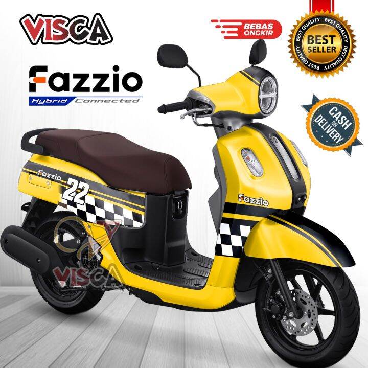 Decal Yamaha Fazzio Full Body Stiker Fazzio Variasi Full Body Striping ...