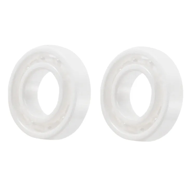 ZrO2 Ball Bearing, 2 Pack White 6901 Ball Bearing High Precision ...