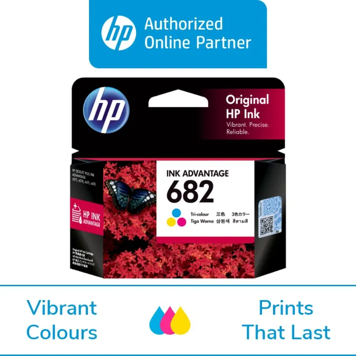 Hp Ink| #682| Cartridge Color Tri-color, Country Of Origin Made In Malaysia | Lazada PH
