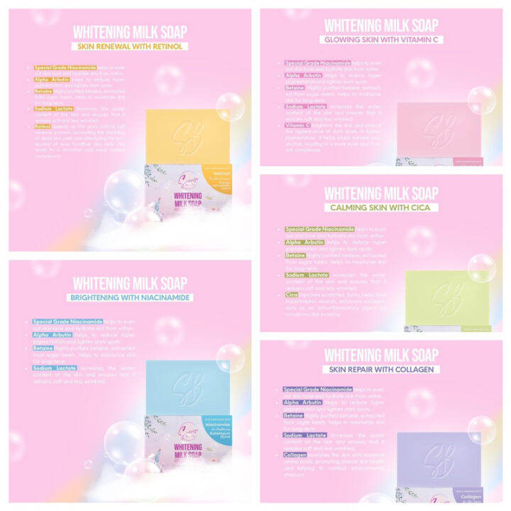 Sereese Beauty Whitening Milk Soap flavored Scents | Lazada PH