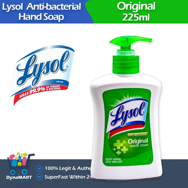Lysol Anti-Bacterial Original Hand Soap 225ml DynaMart SNR Watsons ...