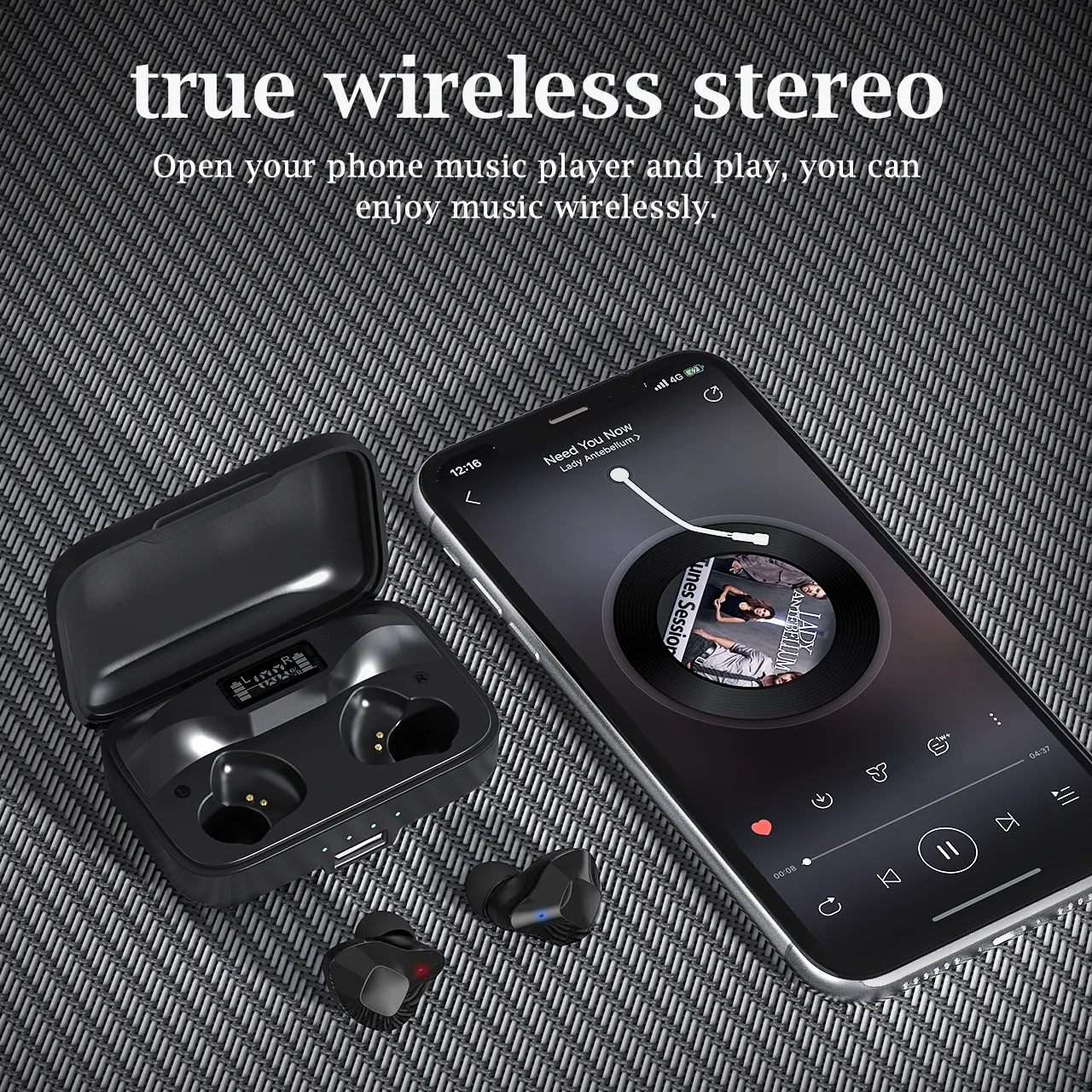 EAKER หูฟังเอียบัด Wireless Earphone Bluetooth V5.0 TWS Wireless ...