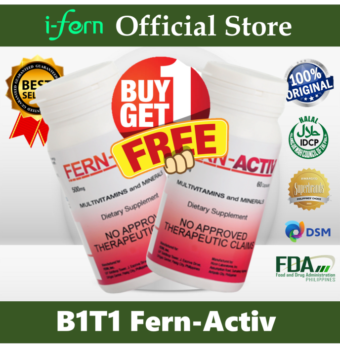 B1T1 FERN ACTIV 60s Capsules Multivitamins Original 100% Authentic ...