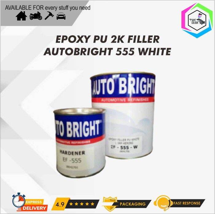 EPOXY AUTOBRIGHT FILLER PU 555 WHITE / EP - 555 - W | Lazada Indonesia