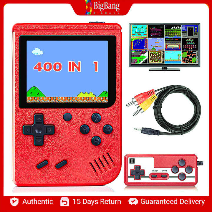 Portable 3 Inch Retro Mini Pocket Game Machine 400 In 1 Gameboy Gamebox ...