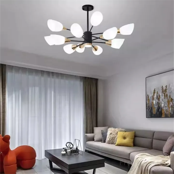 Local spot Modern Chandelier Ceiling Light Bedroom Center Light Nordic ...