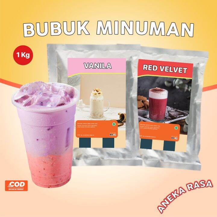 BUBUK MINUMAN RASA 1KG / SERBUK MINUMAN RASA / BUBUK MINUMAN KEKINIAN ...