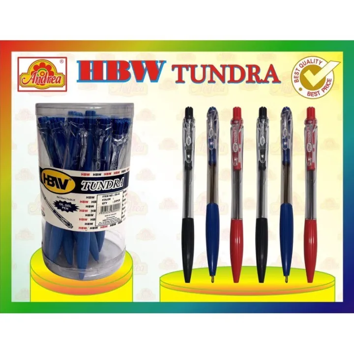 HBW tundra ballpen retractable sold by piece | Lazada PH