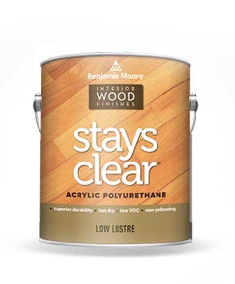 สีเคลือบผิวไม้กึ่งด้าน ยี่ห้อเบนจามินมอร์ Benjamin Moore รุ่น Stays ...