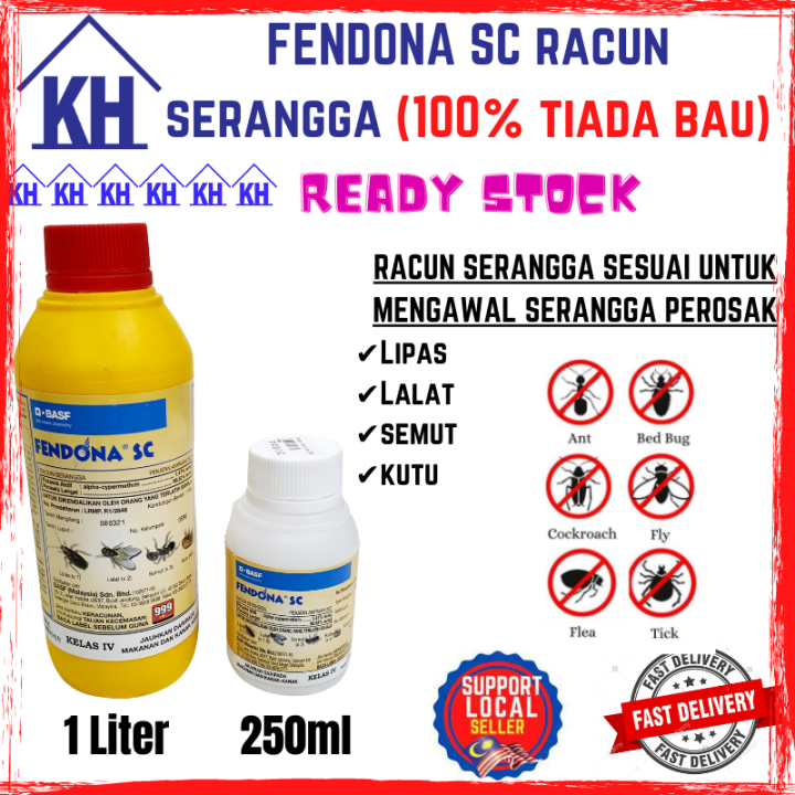 PEST CONTROL BASF FENDONA INSECTICIDE (Odourless) / Racun Serangga ...