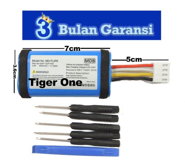 MDB Baterai Speaker JBL Flip 6 GSP-1S2P-F6D | Lazada Indonesia