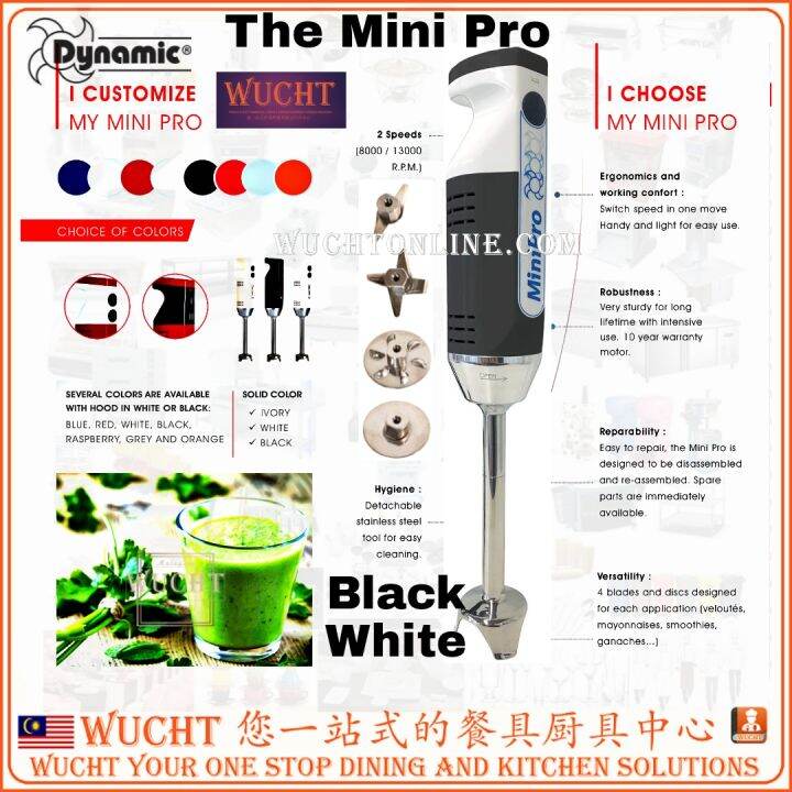 Titanium Blade Blender Dynamic MiniPro MX070.03 Immersion Blender - 4 ...