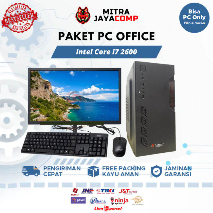 PC Rakitan Fullset Core i7 2600 Ram 8GB HDD - SSD komputer full set ...