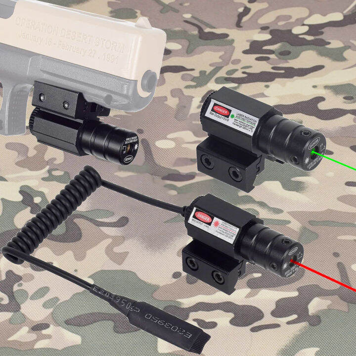 Tactical Metal Mini Red Green Dot Pointer Sight 11mm 20mm Adjustable ...